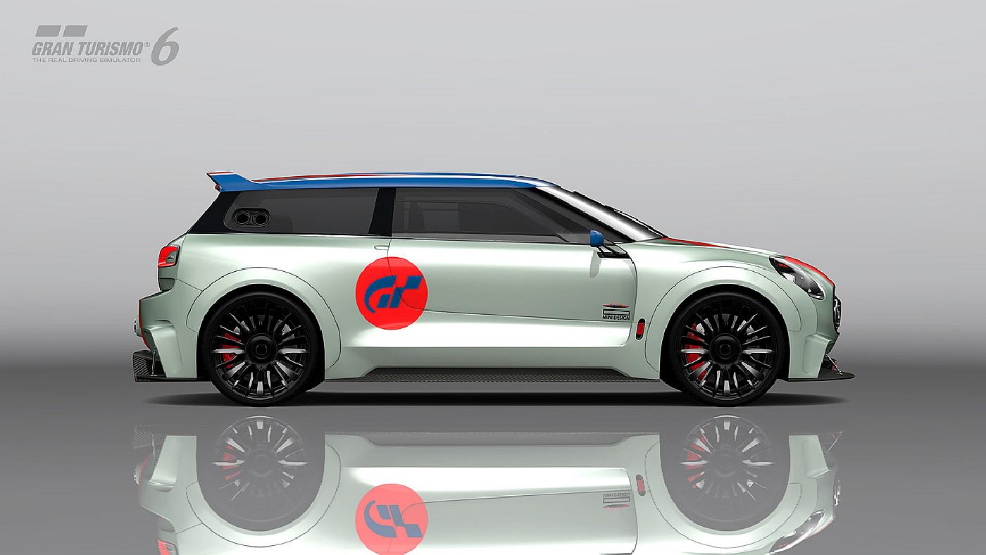 Mini Clubman Vision Gran Turismo pronto para as competições virtuais